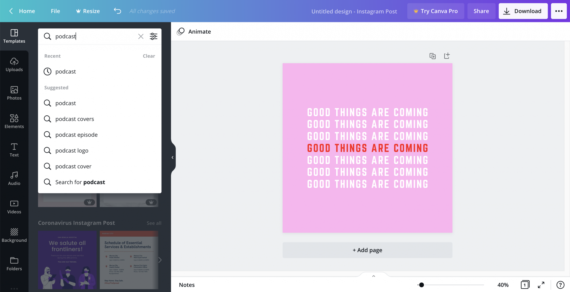 How to make Audiograms with Canva | Audiogram Blog